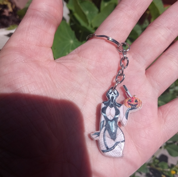 Hand Crafted | Jewelry | Scream Keychain | Poshmark